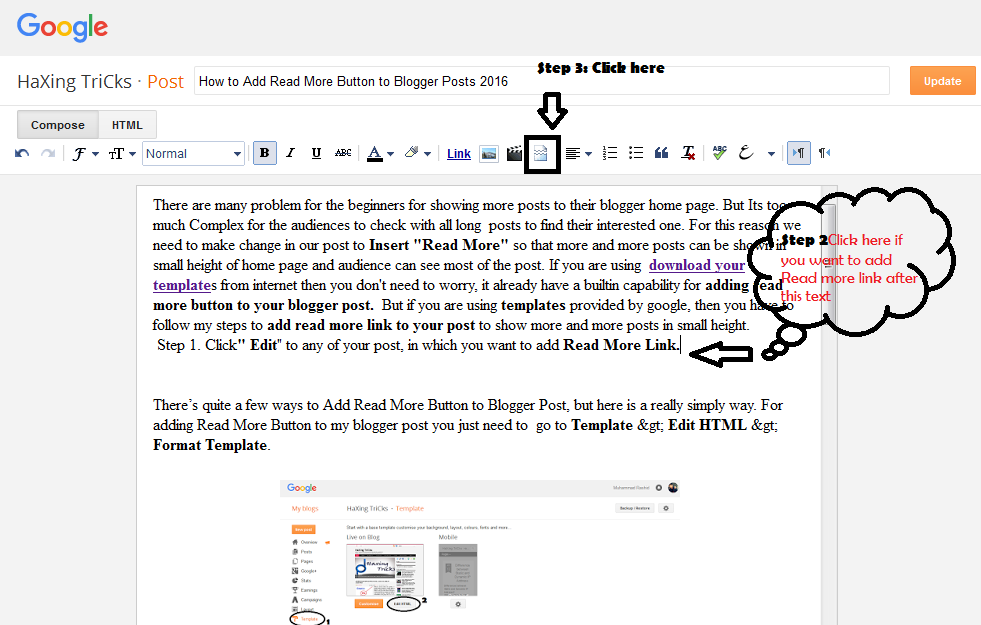 Haxing Tricks How To Add Read More Button To Blogger Posts 2016