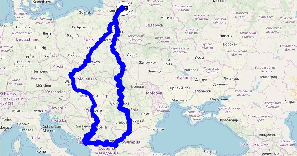 varanas.net: Balkanai automobiliu. Lietuva - Lenkija - Ukraina ...