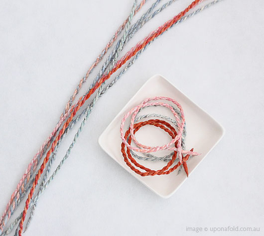 paper fix | handmade paper strands