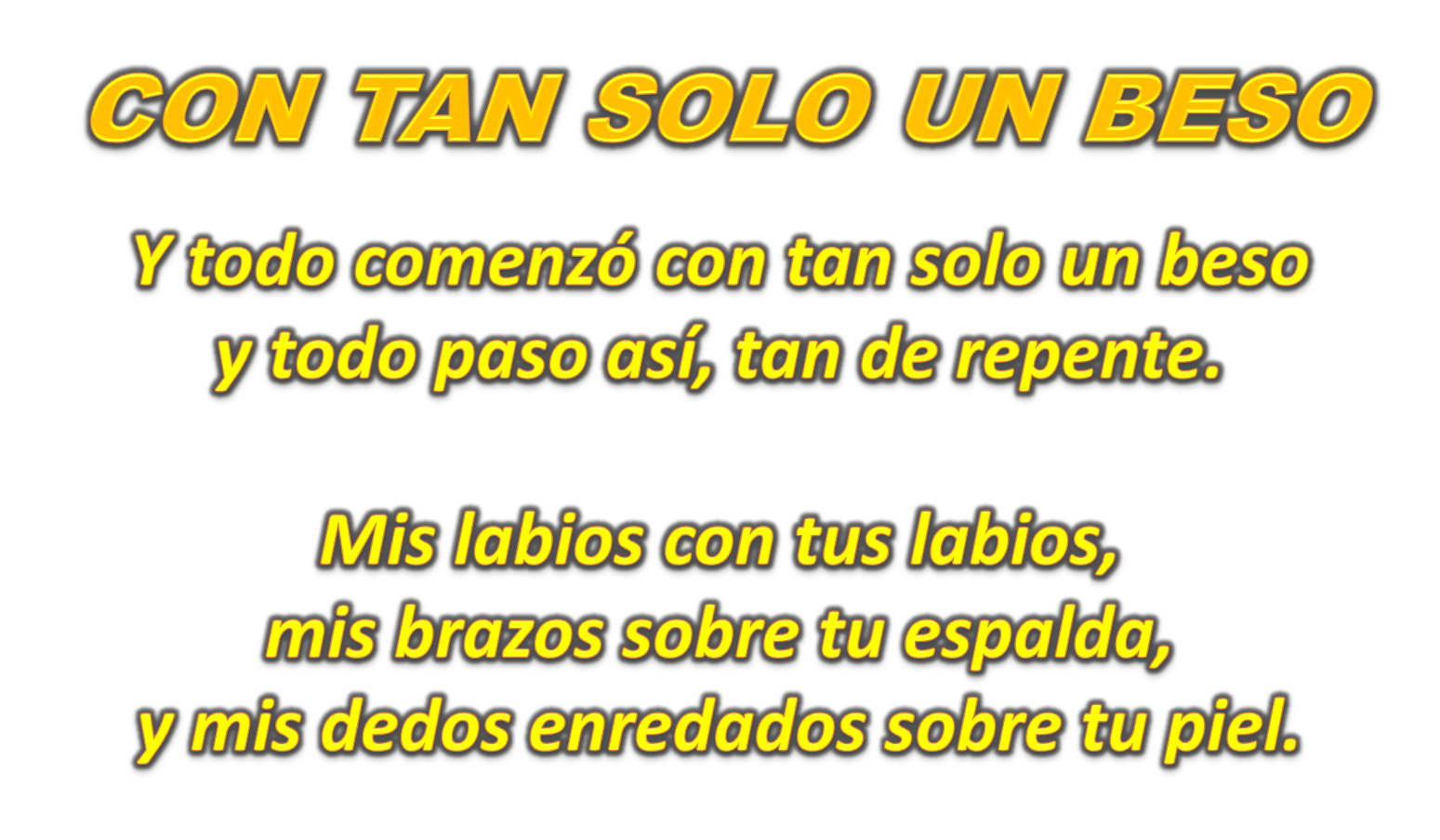 Poemas de besos ~ Imágenes de 10