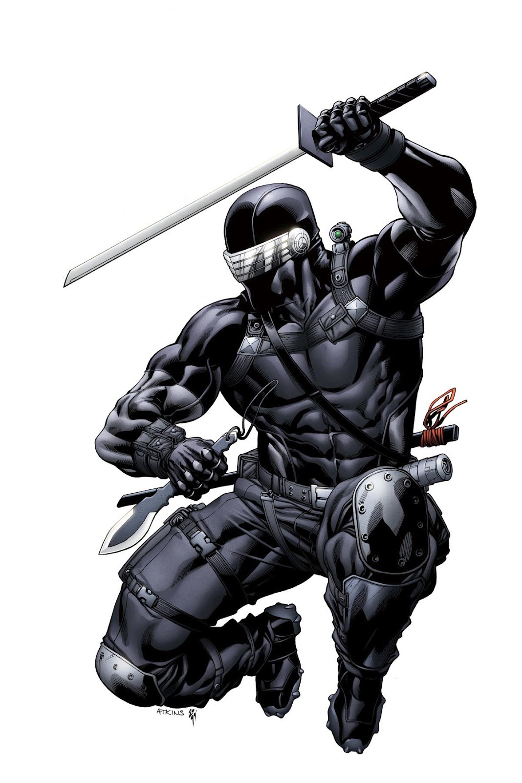 Robert Atkins Art: Snake Eyes Design Part 1...