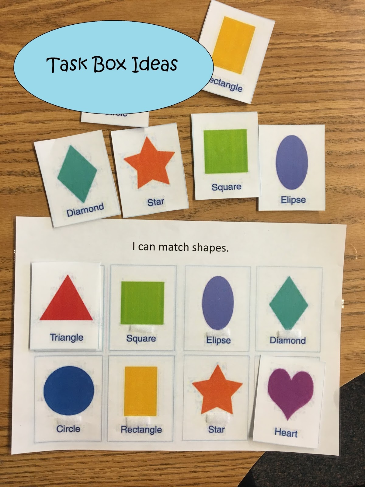 Little Miss Kim's Class: Quick and easy task box ideas for special ...