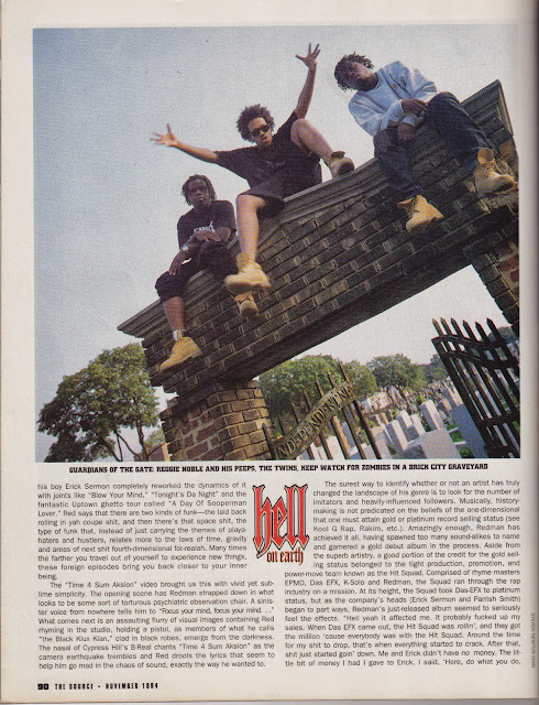 HipHop-TheGoldenEra: Redman in The Source Magazine - November 1994