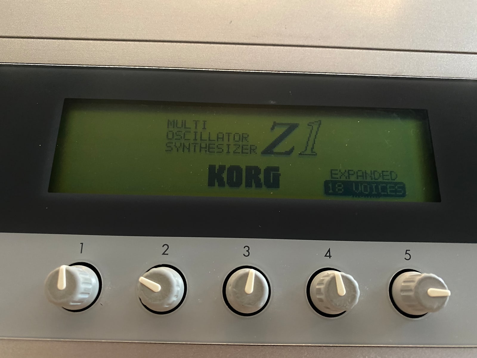 MATRIXSYNTH: Korg Z1 Expanded w/ Original Box & ZSC-01 Sound Collection ...