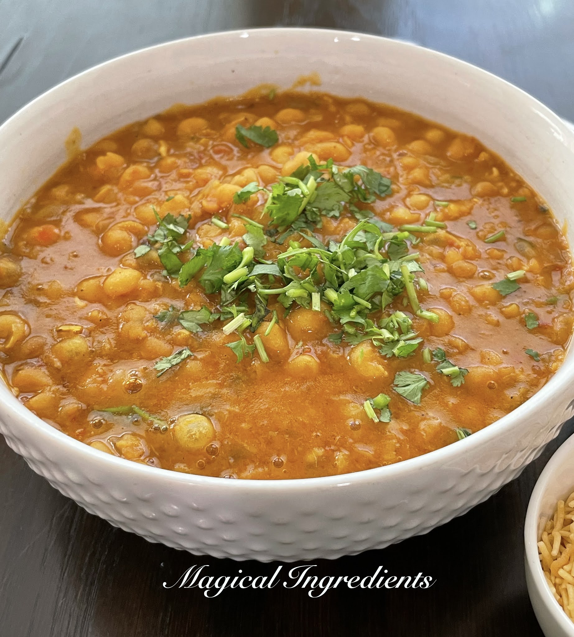 Baked Potato Ragada Chaat - Magical Ingredients