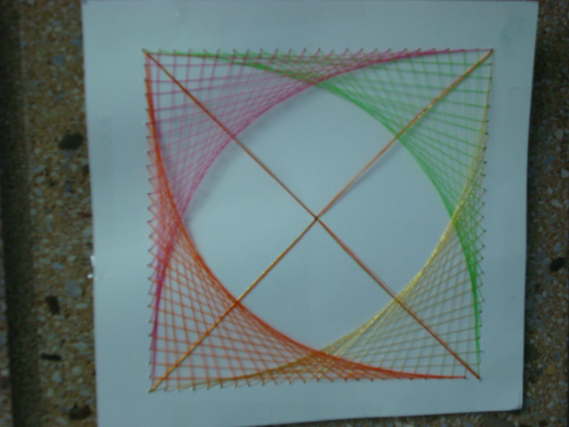 Adventures of a Middle School Art Teacher: 7th Grade String Art