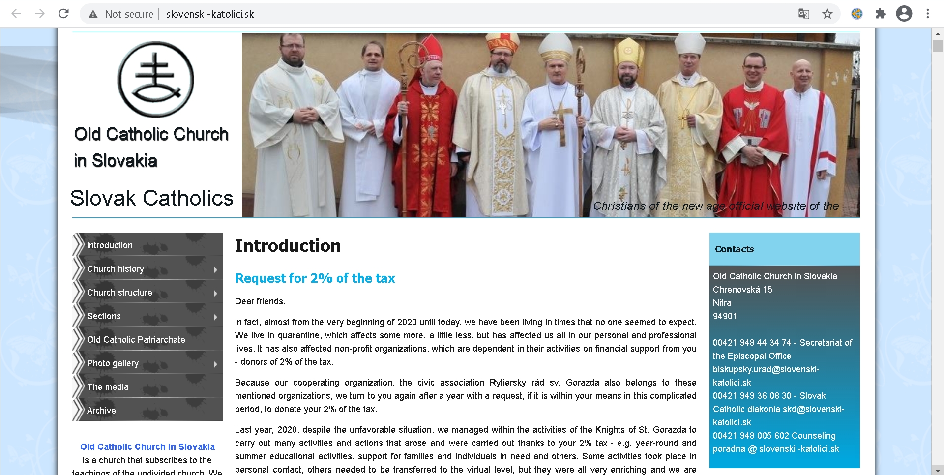 Union of Utrecht of the Old Catholic Churches 2021