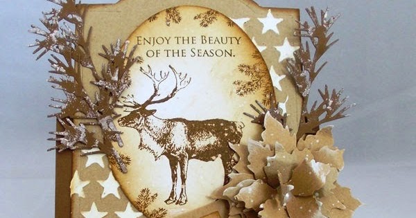 Artistic Outpost: Rustic Christmas Card