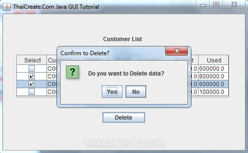 Delete with CheckBox Java swing gui Xóa dữ liệu bảng bằng ChẹckBox ... Delete with CheckBox Java swing gui Xóa dữ liệu bảng bằng ChẹckBox ...