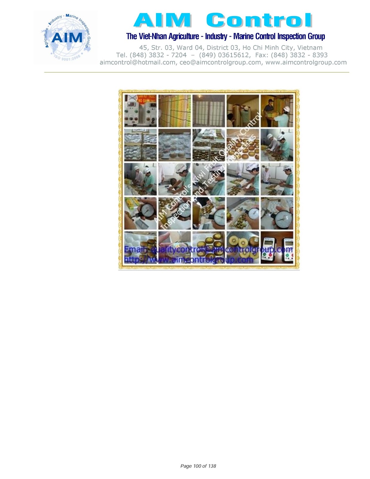 Loading Supervision and Inspection: Inspection during loading operation