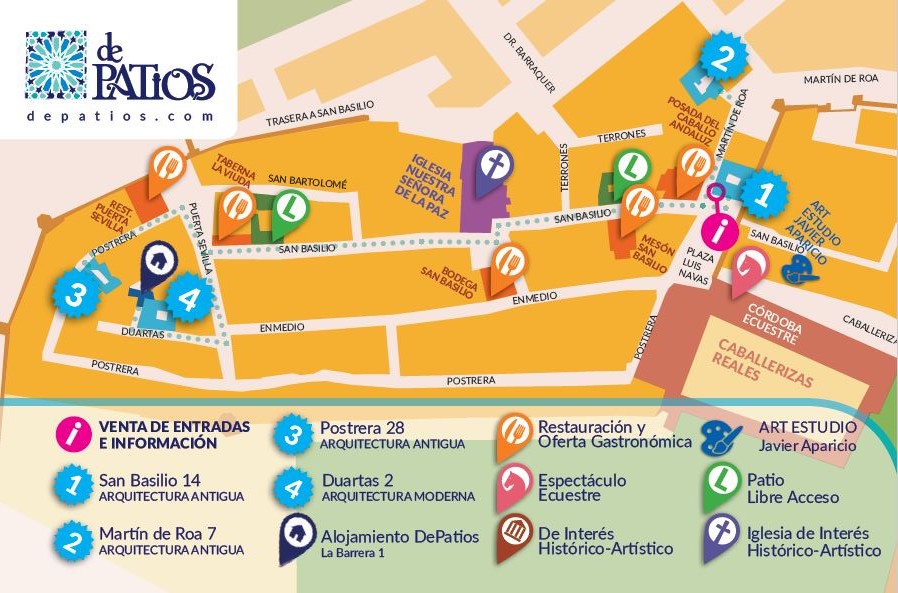 Patios de Córdoba, Recorriendo el Barrio de San Basilio.