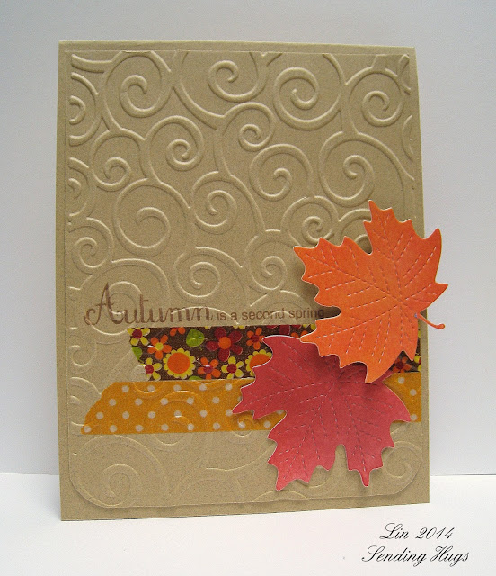 Sending Hugs: My first card for fall