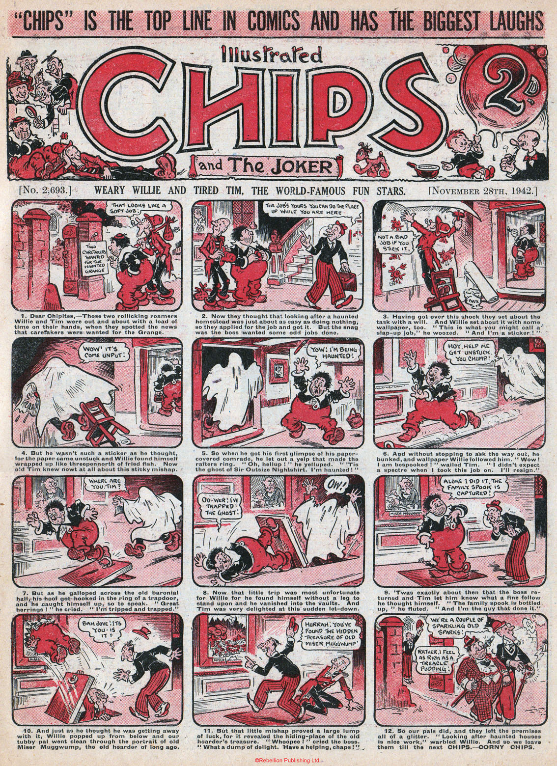 BLIMEY! The Blog of British Comics: This week in 1942: CHIPS No.2,693