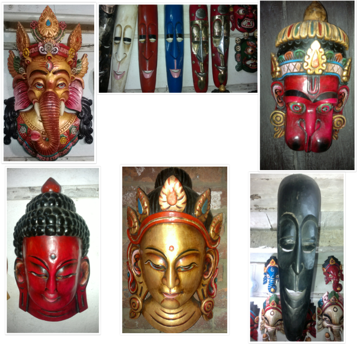 wonder nepal wondrous nepali: Traditional Tribal Masks of Nepal.