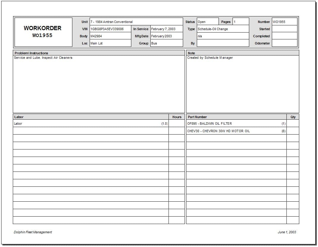 Job Ticket Template Excel - Invoice Template