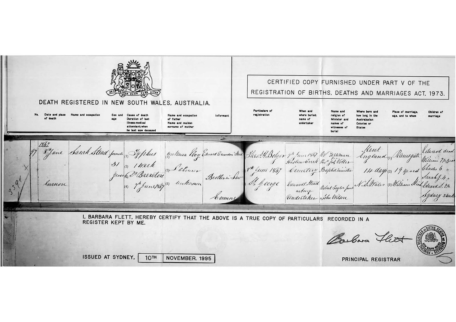 Olive Tree Genealogy Blog: Abandoned in Australia Part 3: Love those ...