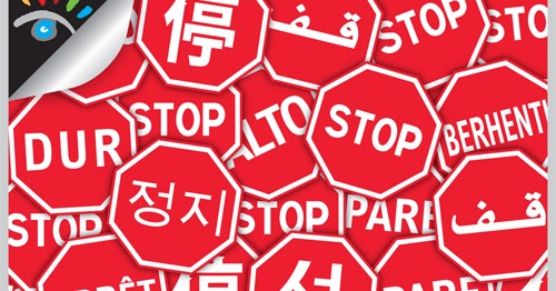 Stopbord, verschillende landen.