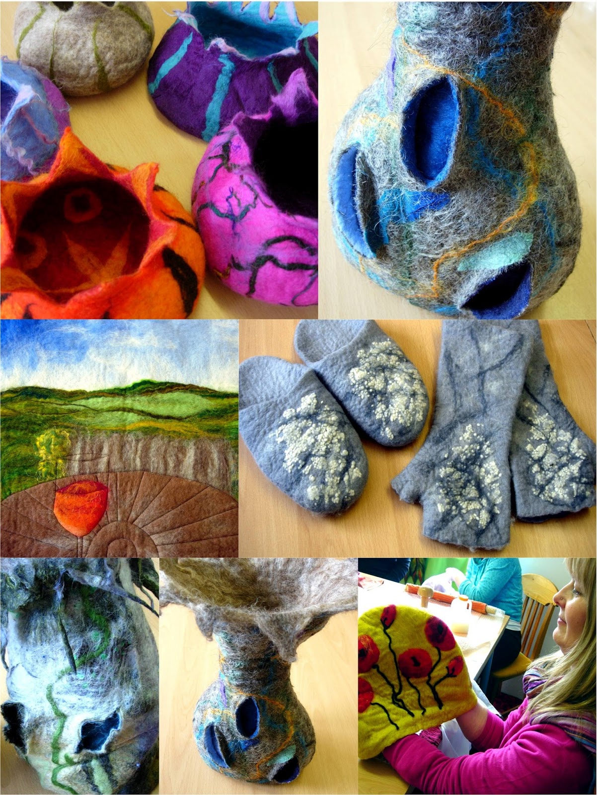 FELTING matters... : 3-D FORMS & TEXTURES…
