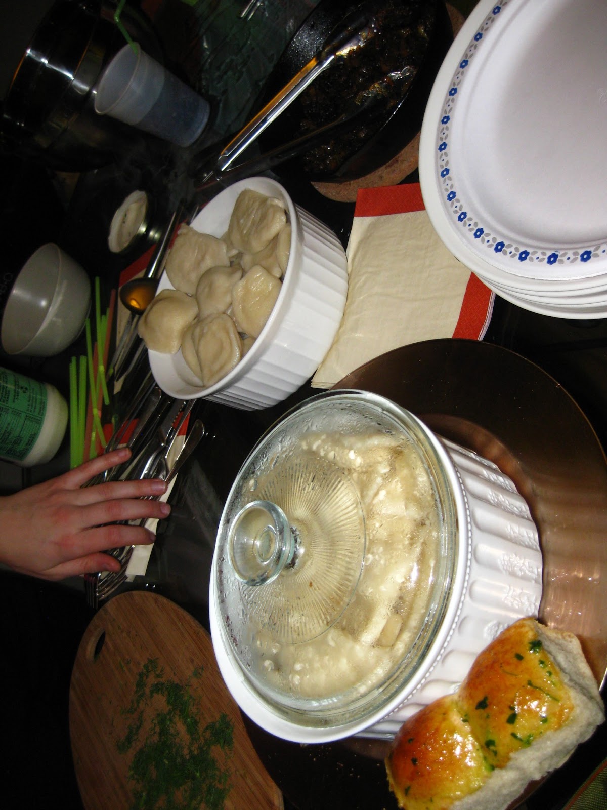 Red, White, and Cordon Bleu: Pierogi Party!