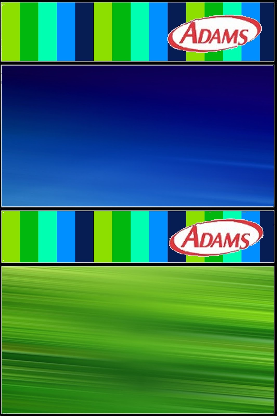 Green and Blue: Free Printable Candy Bar Labels. - Oh My Fiesta! for Geeks