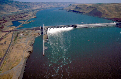 Industrial History: 1971 John Day Lock and Dam on the Columbia River