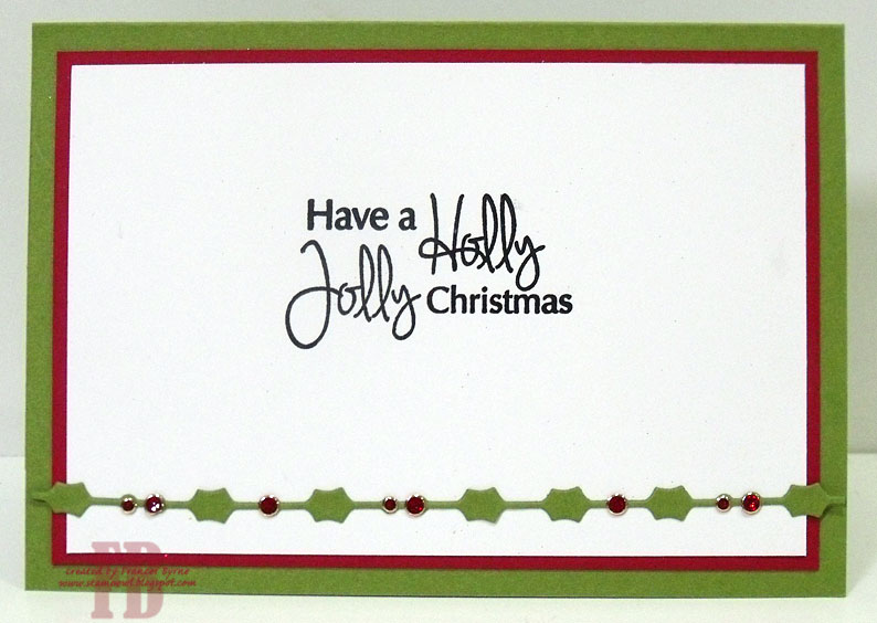 StampOwl's Studio: Holly Jolly Christmas