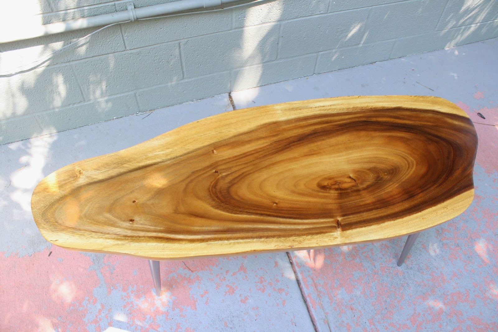 Modwerks: Vintage Monkey Pod Wood Coffee Table