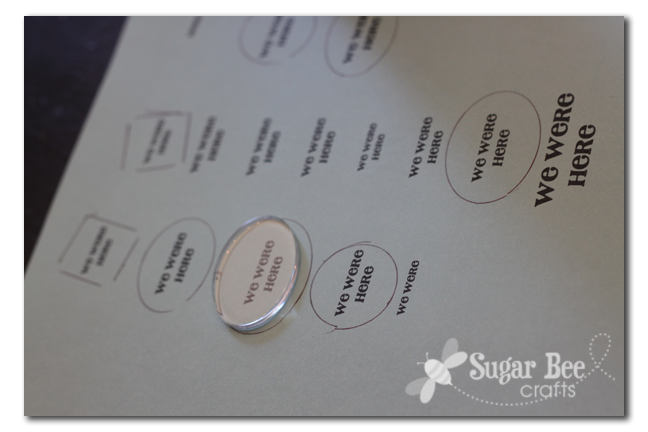 Scrap Paper Map {we were here} - Sugar Bee Crafts