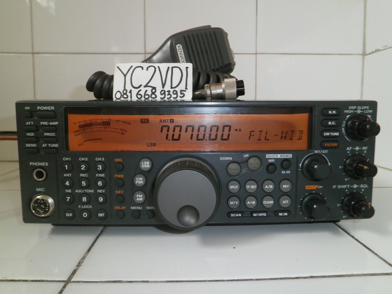 Sinar Agung ( Y C 2 V D I ): HF KENWOOD TS 570 D - ISTIMEWA ( TERJUAL ...