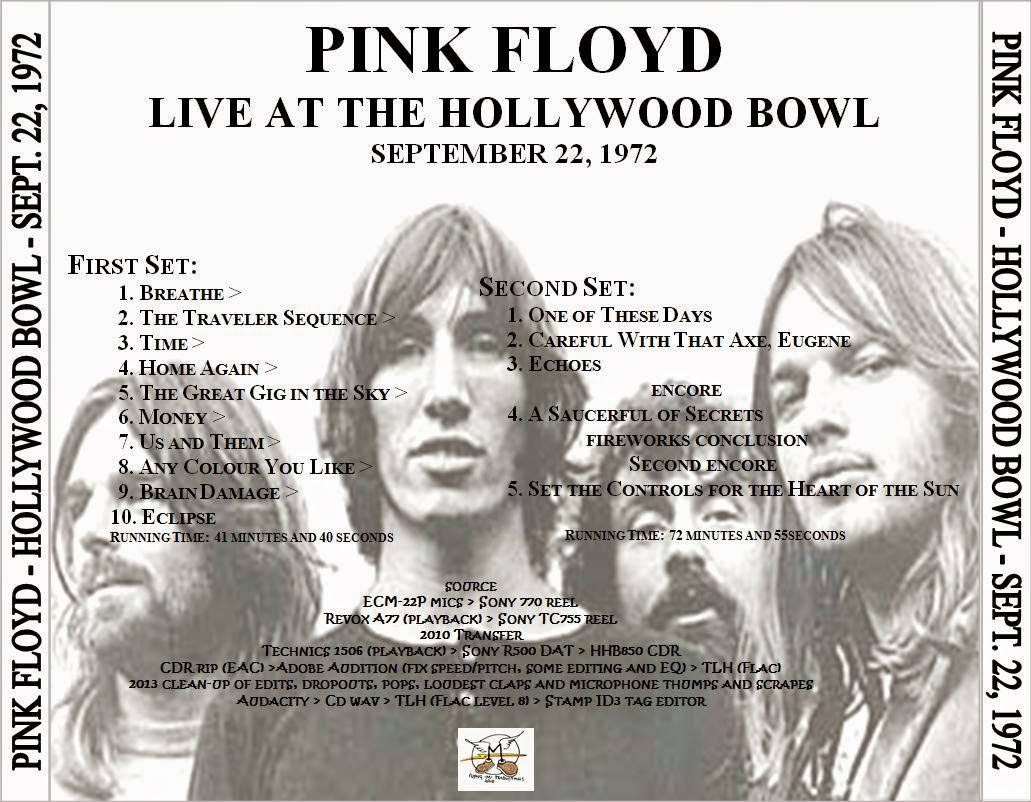 T.U.B.E.: Pink Floyd - 1972-09-22 - Hollywood, CA (AUD/FLAC)