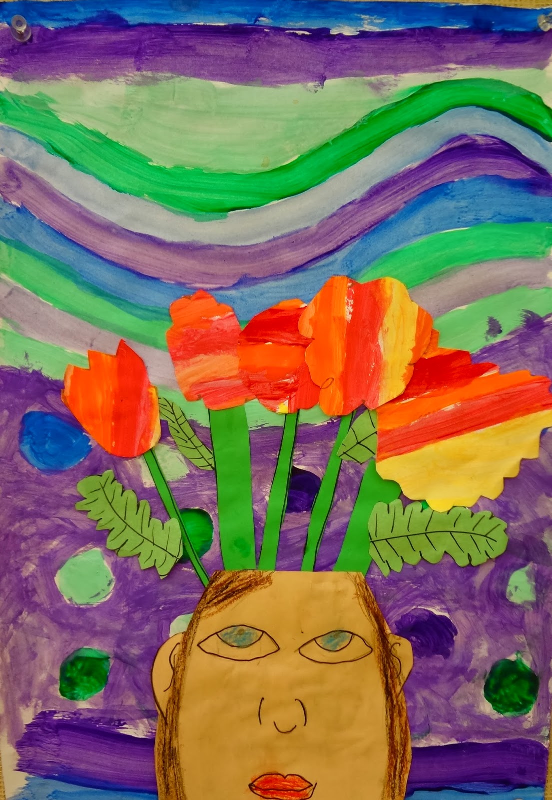 The Talking Walls: Warm and Cool Colors "Imagination" Lesson