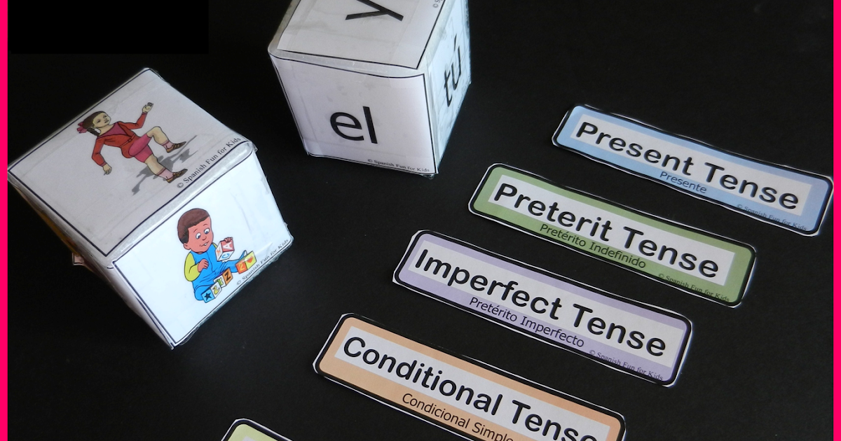 Music and Spanish Fun: Conjugation Cubes