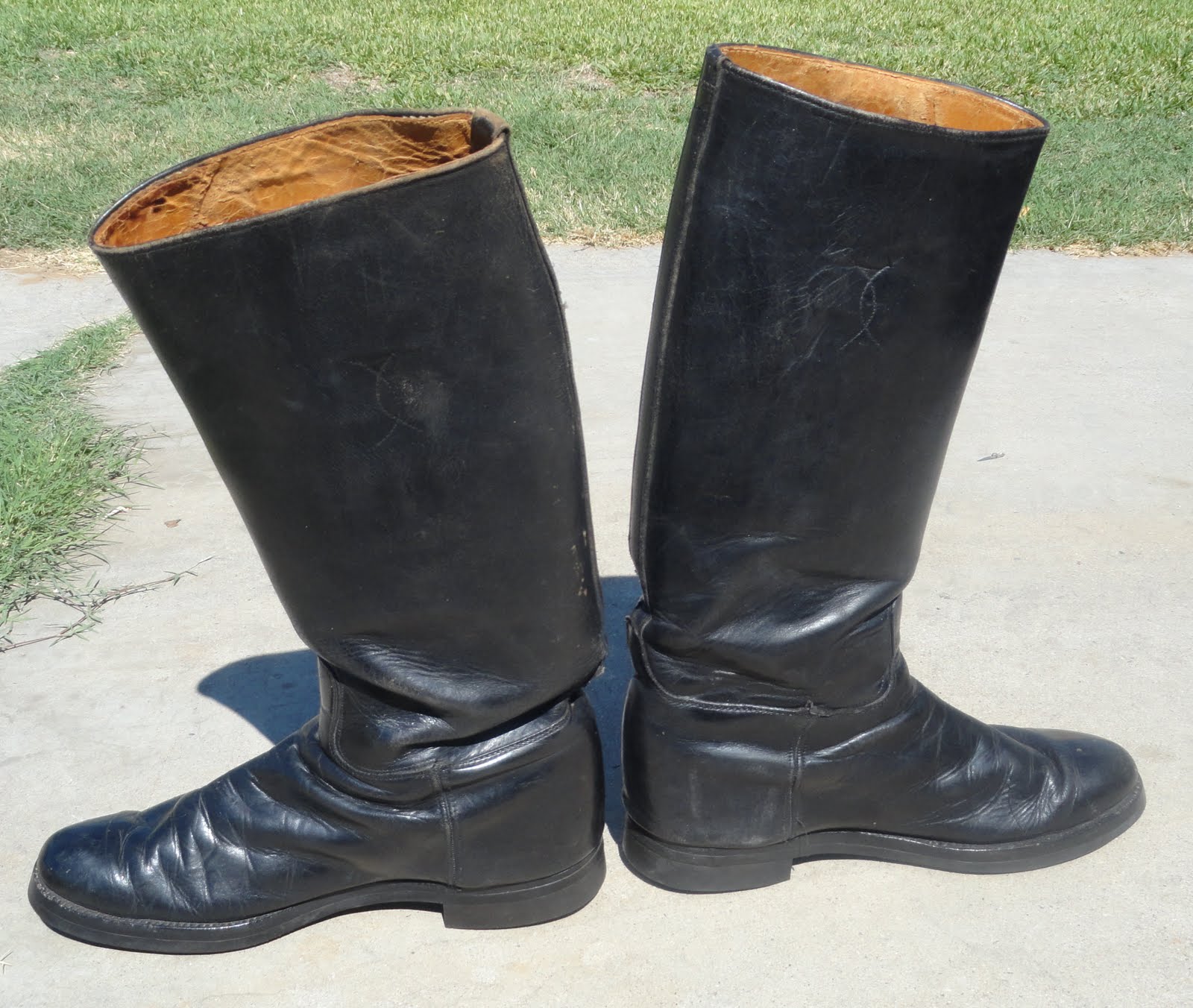 Nostalgia on Wheels: 1940's O'Sullivan's Goodyear Police Motorcycle Boots