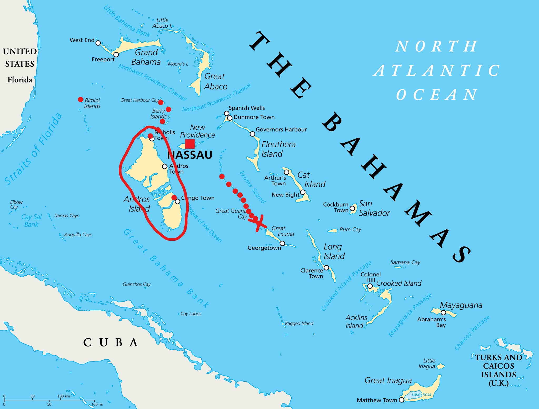 BAHAMAS - ANDROS ISLAND