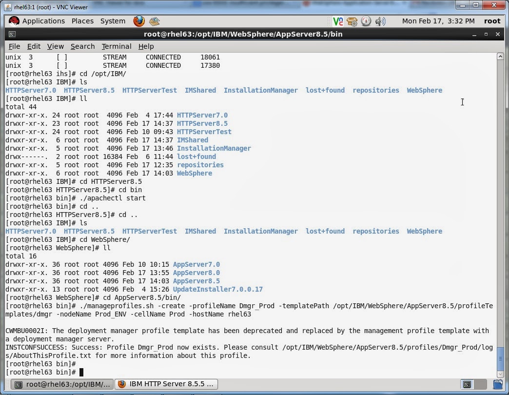websphere-infra: Install IBM WebSphere Application Server 8.5.5 ND