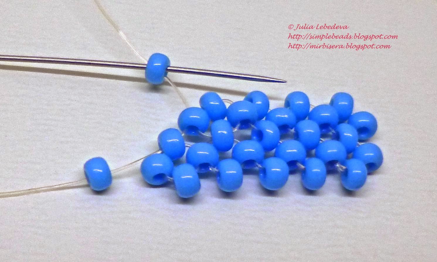 Beading for the very beginners: Basics of Right Angle Weave. Part 1 ...