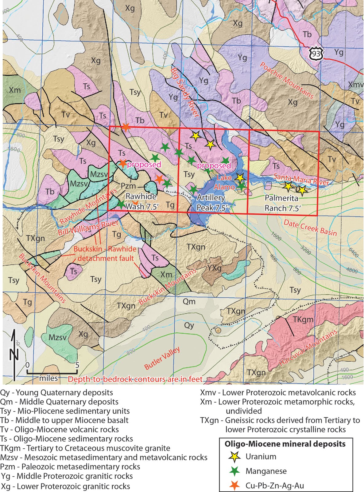 Arizona Geology: Why we map, #1: Artillery Mountains, Western Arizona