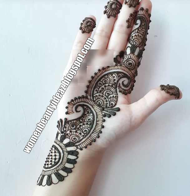 Stylish Arabic Mahandi Designs
