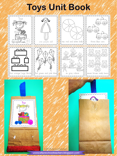 ESL/EFL Preschool Teachers: Toys Theme for Kindergarten- Holistic ...