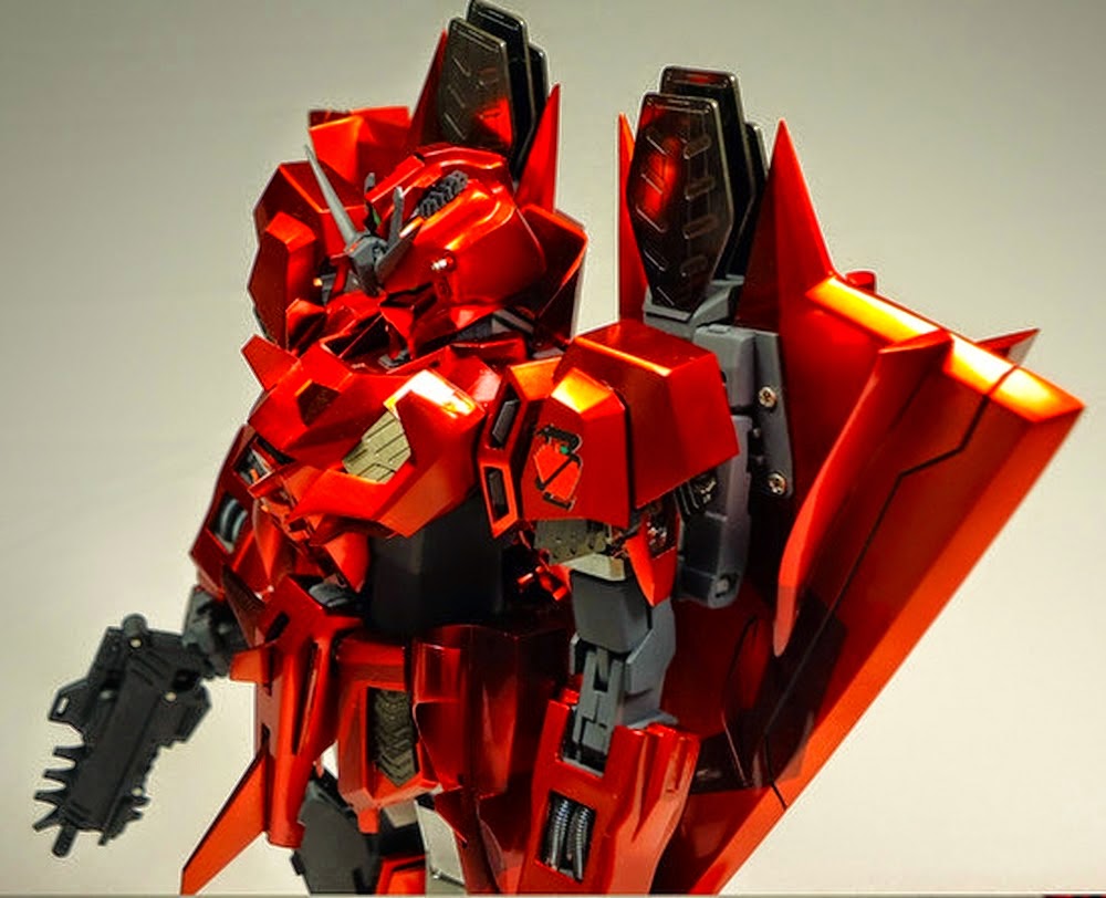Gundam Family: 1/100 Zeta Gundam Red Snake Ver. Gundam EVOLVE Custom Build