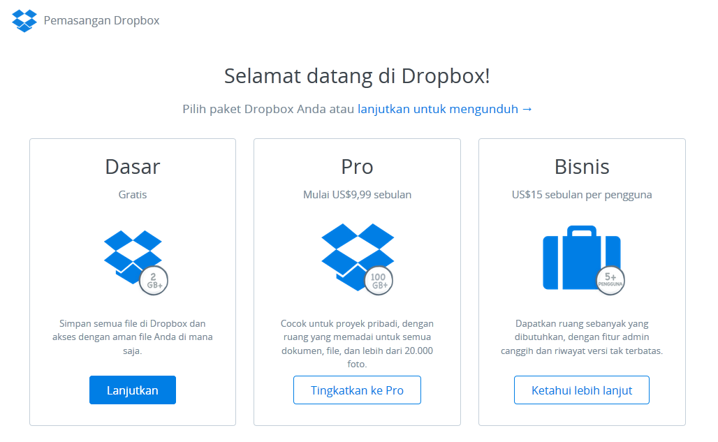 Apa itu DropBox dan Bagaimana Cara Penggunaannya ? ~ Muslimah In Tech