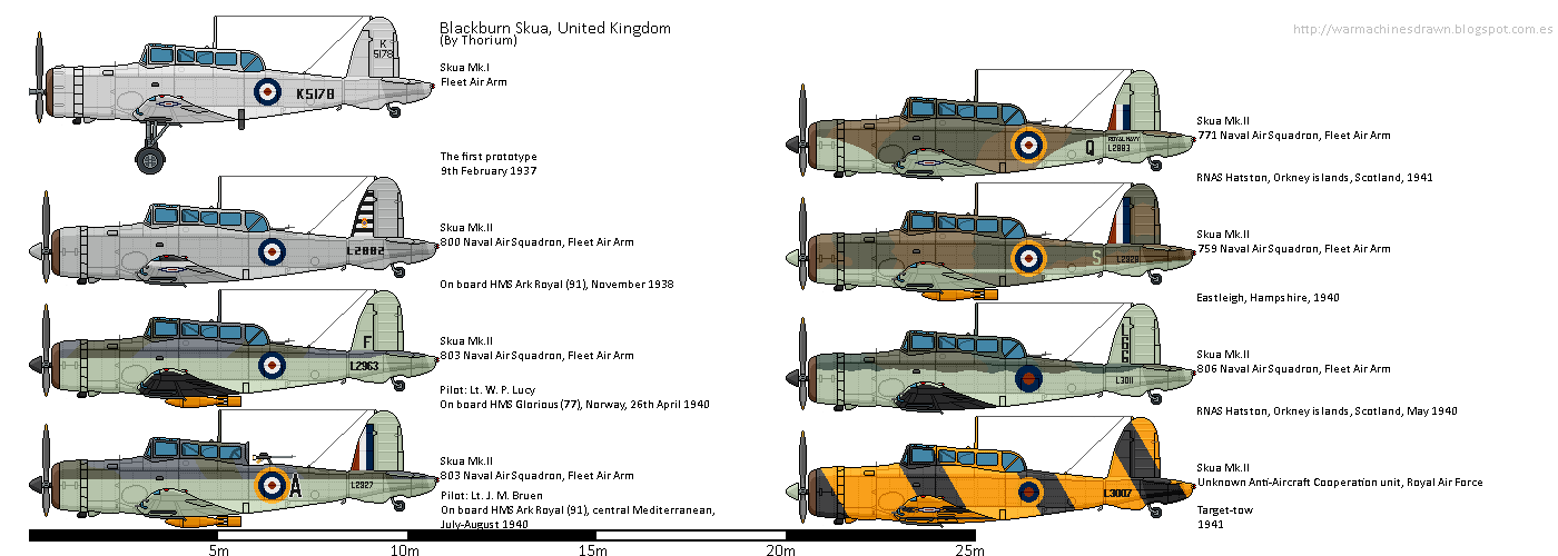 War Machines Drawn: Blackburn B-24 Skua