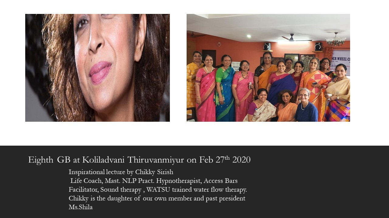 Inner Wheel Club of Madras South- District 323: Secretary Report 2019 ...