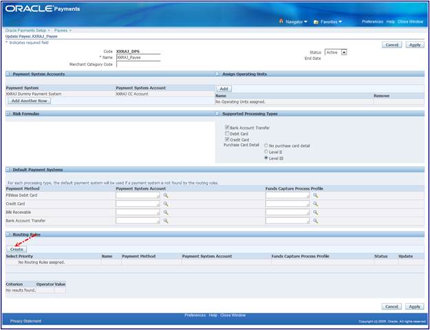 Oracle Applications: Oracle R12 Credit Card Payments Setups and Process