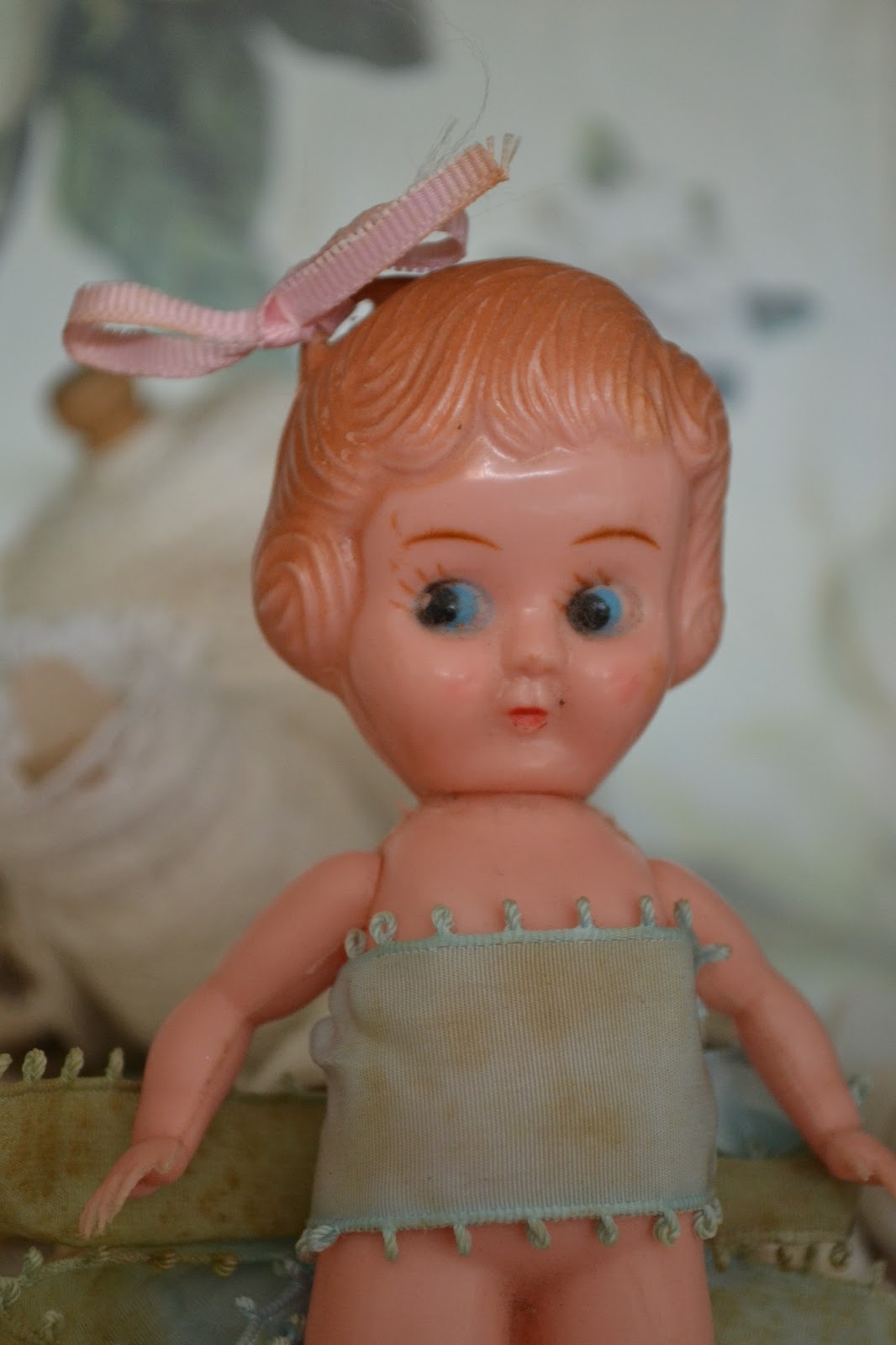 French Blue and Peachy Pink: Cupie Doll Cuteness