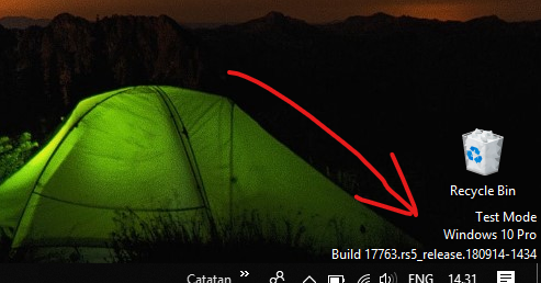 Cara Menghilangkan "test mode" di Windows 10 Pro build 17763 (fix ...