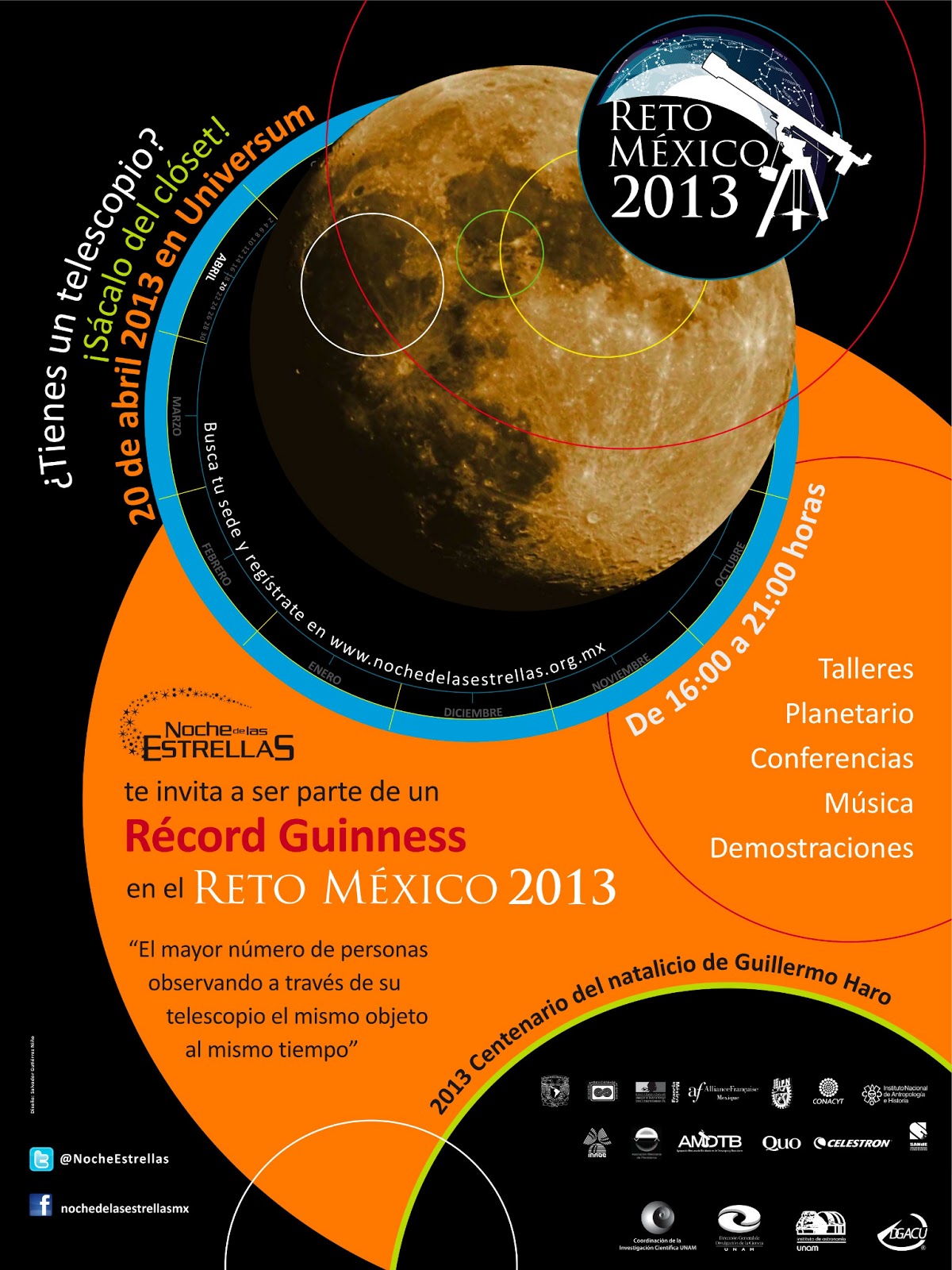 Astronomía General (Julieta Fierro): Tarea Extra: Reto México 2013 Astronomía General (Julieta Fierro): Tarea Extra: Reto México 2013