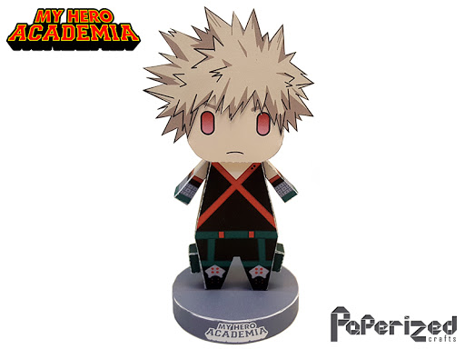 My Hero Academia: Katsuki Bakugo Paperized | Paperized Crafts