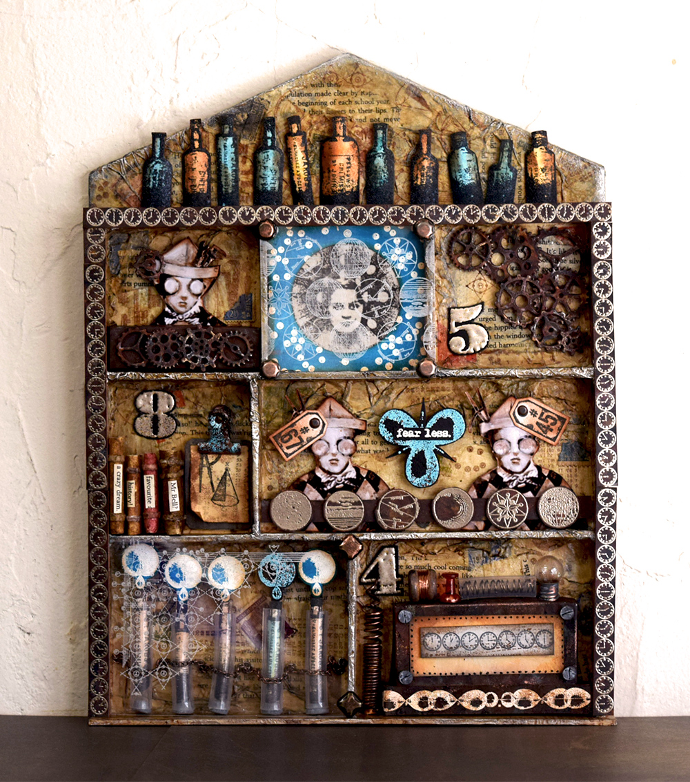 PaperArtsy: 2021 Topic 3 The Creative Laboratory Shadow Box with Hot ...