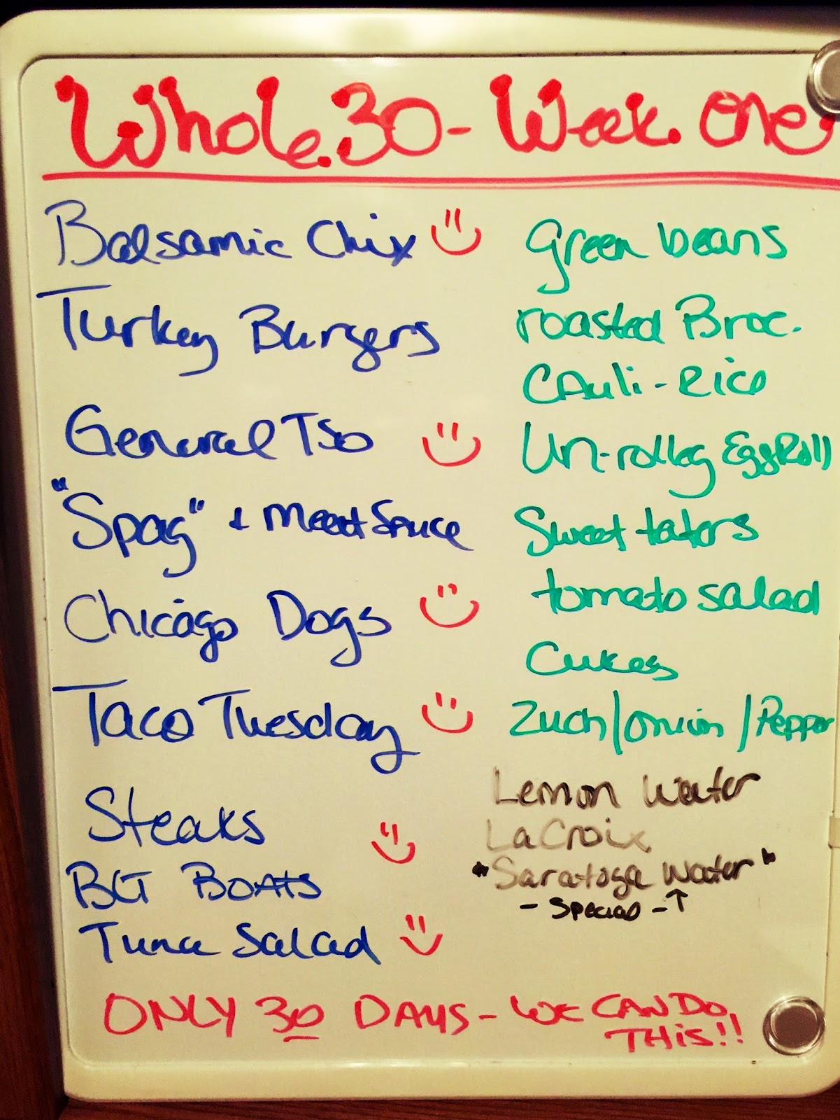 Menu Plan Week #144 - Whole30 Style Using What We Have